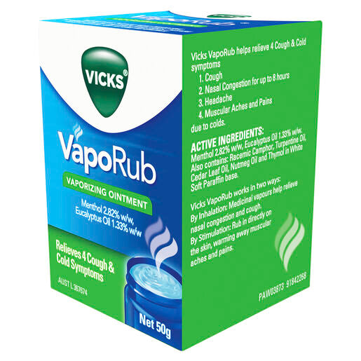 Vicks VapoRub 50g – Direct Chemist Outlet Online